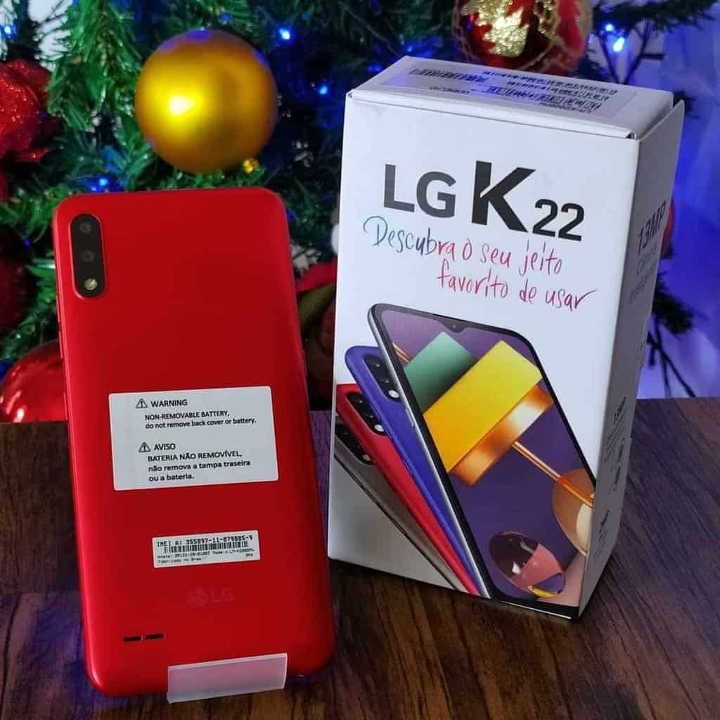 Smartphone LG K22 32GB 4G Quad-Core 2GB RAM - Tela 6,2” Câm. Dupla + Selfie 5MP Dual Chip - Promotop