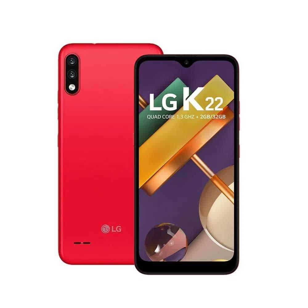 Smartphone LG K22 LMK200BMW 2GB 32GB Câmera Dupla 13Mp+2Mp Vermelho - Promotop