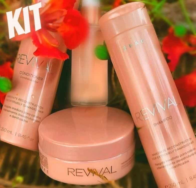 Kit Shampoo Condicionador 250Ml E Máscara 200G Revival Braé - Promotop
