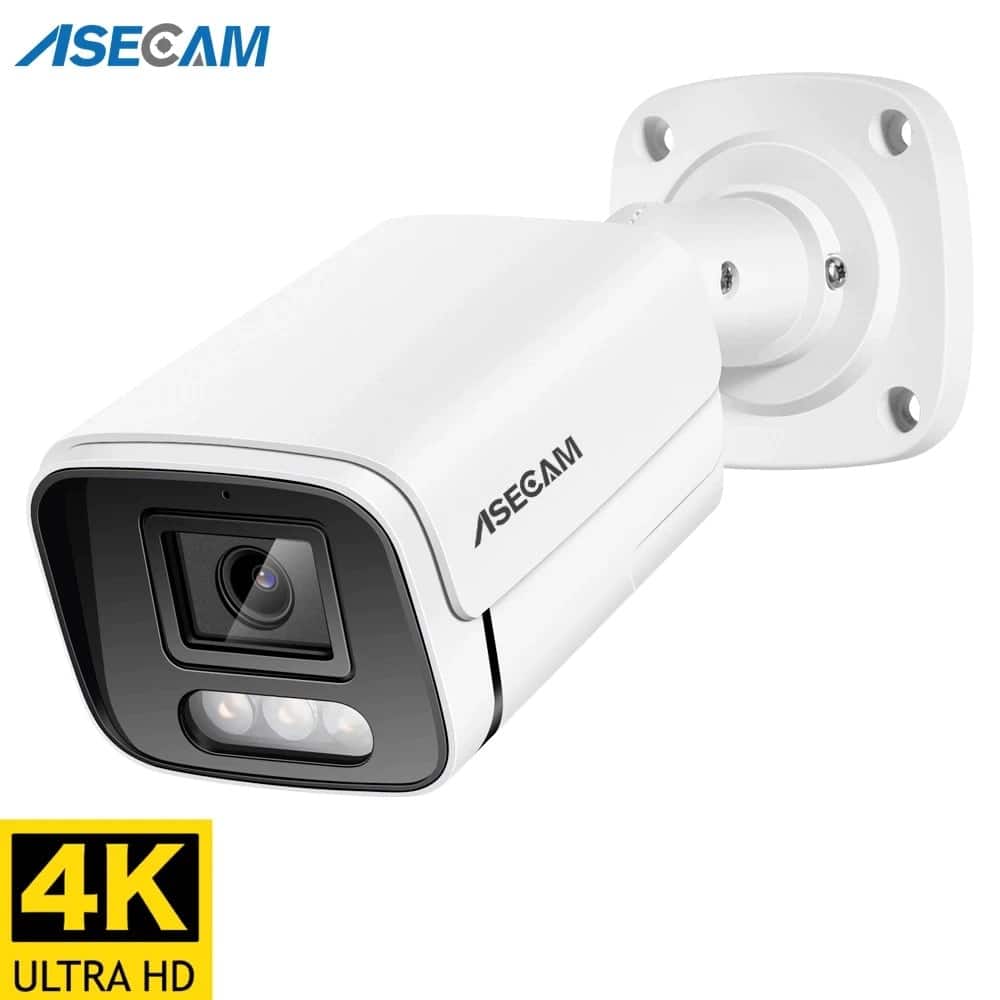 ASECAM 4K 8MP IP Camera Outdoor POE H.265 Onvif Security Camera - Promotop ASECAM 4K 8MP IP Camera Outdoor POE H.265 Onvif Security Camera - Promotop