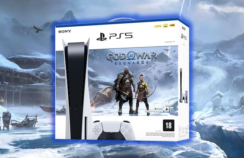 Console Playstation 5 825GB SSD God of War Ragnarok Bundle PS5 - Promotop