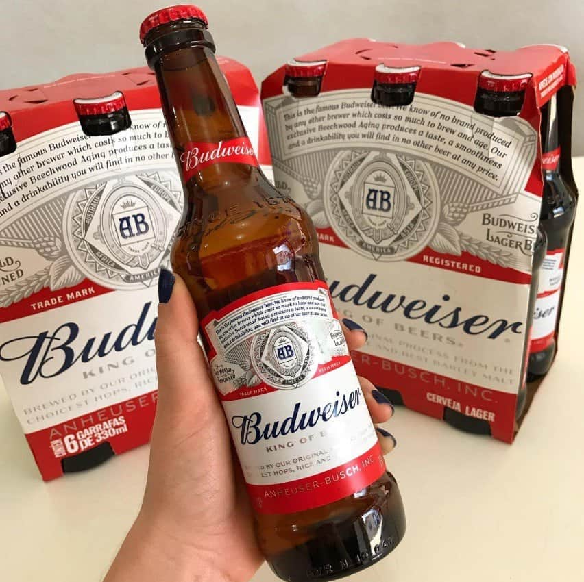 Cerveja Budweiser American Larger Long Neck 330ml 6 Unidades Promotop