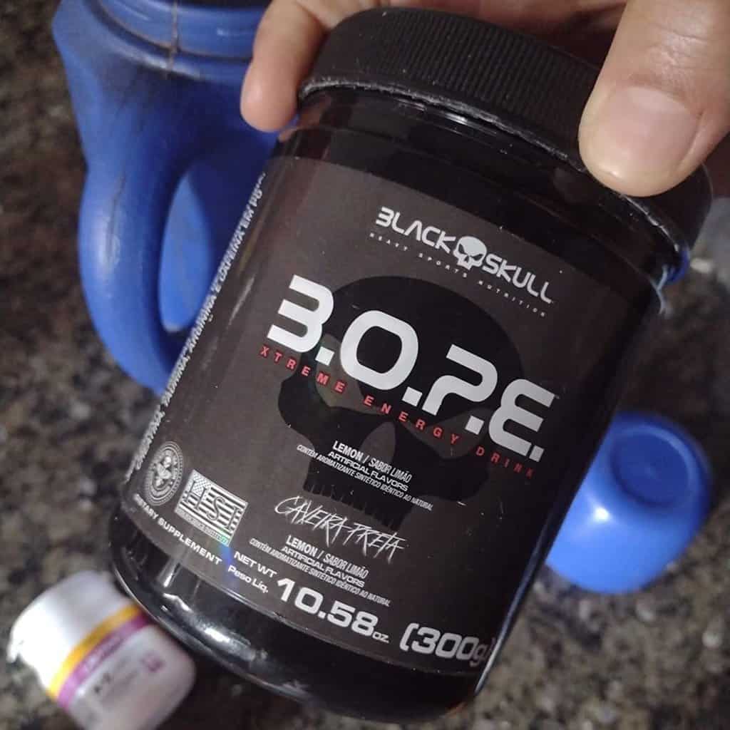 B.O.P.E Pré Treino - 300G Frutas Vermelhas - Black Skull, Black Skull - Promotop