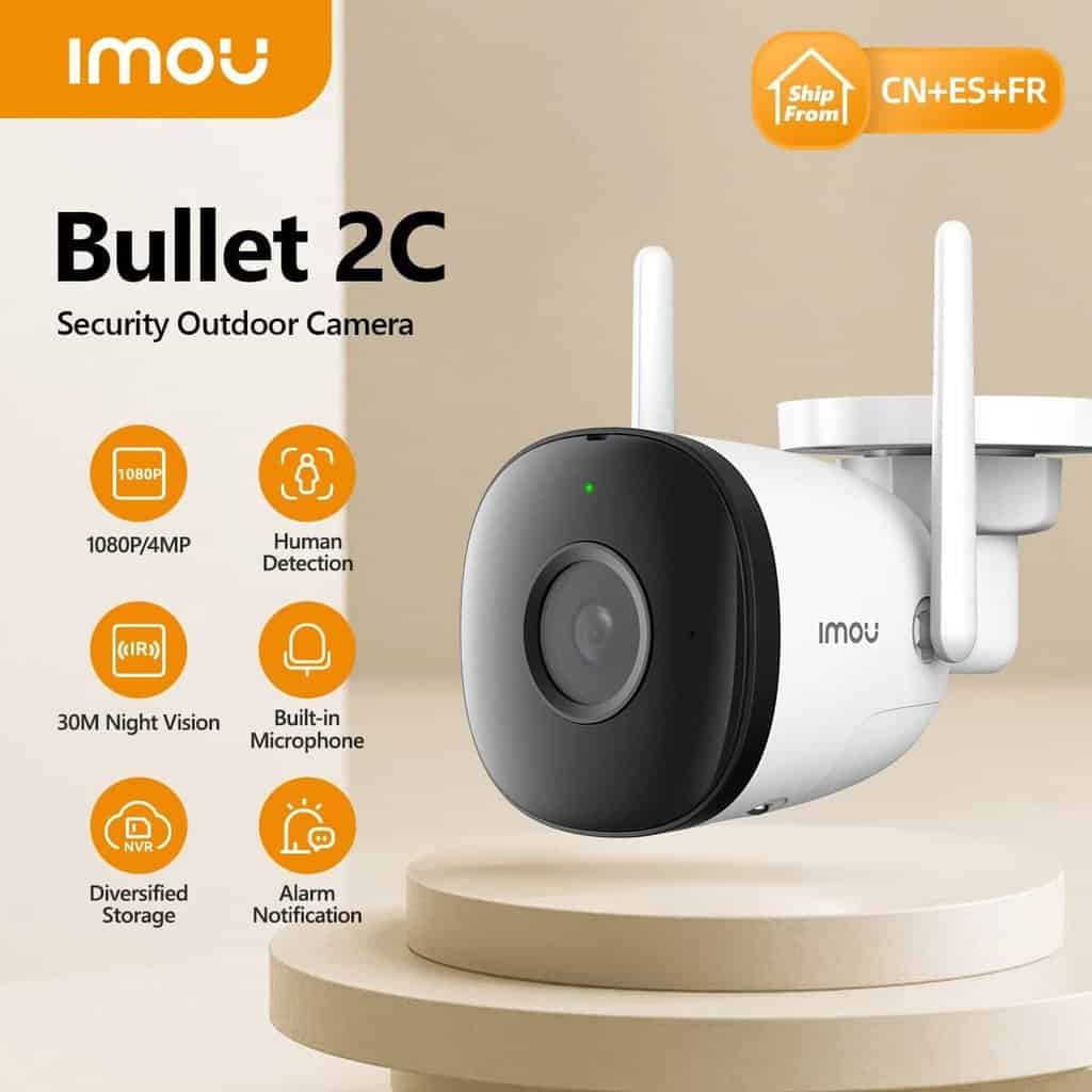 Imou Bullet 2C Câmera de Segurança Externa 2mp - Promotop
