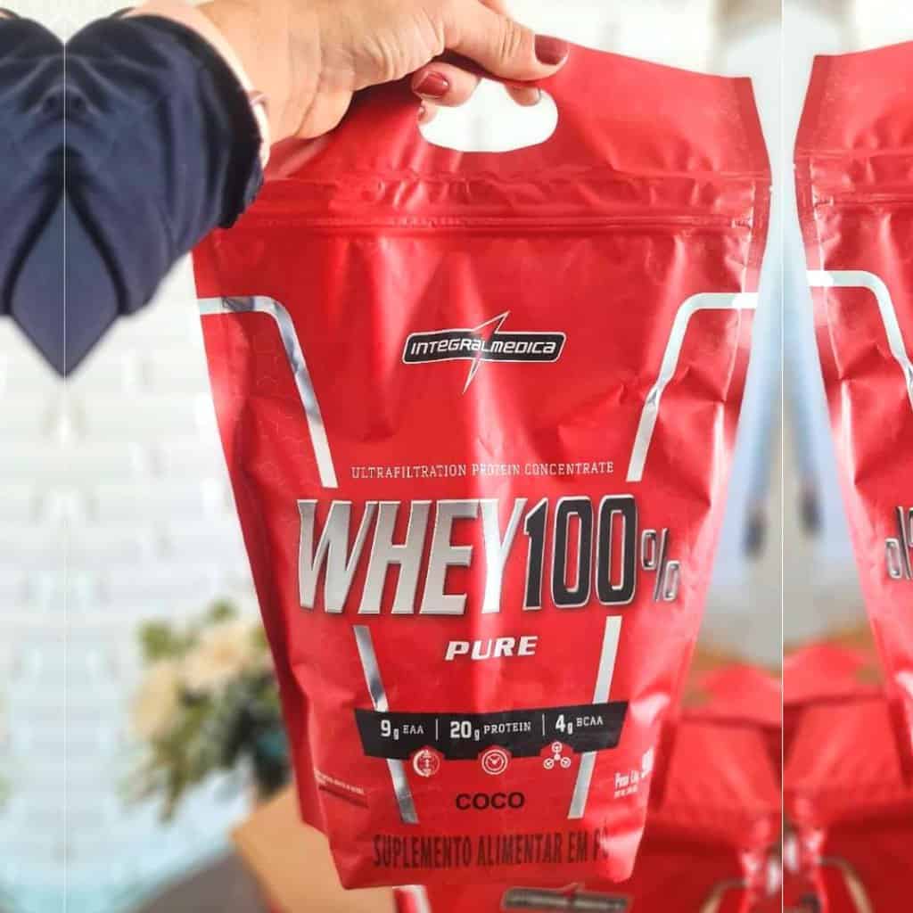 Whey 100% Pure 907g Pouch Integralmedica - Coco - Promotop