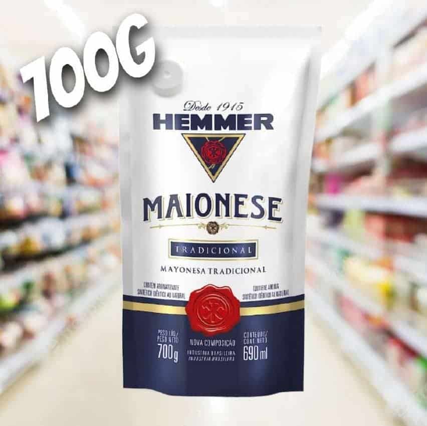 MAIONESE TRADICIONAL SACHE HEMMER 700g - Promotop