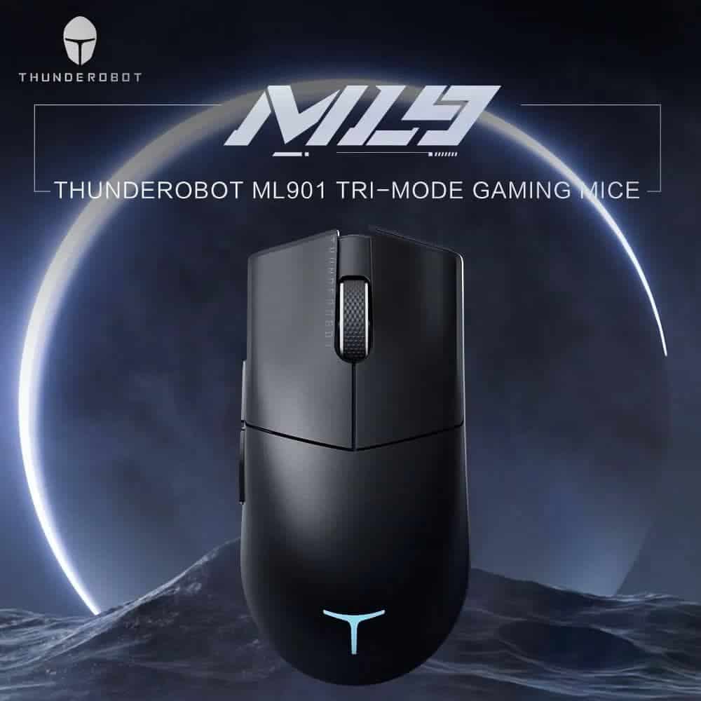 Mouse Gamer Sem Fio Thunderobot ML901 Sensor Pixart 3395 - Promotop
