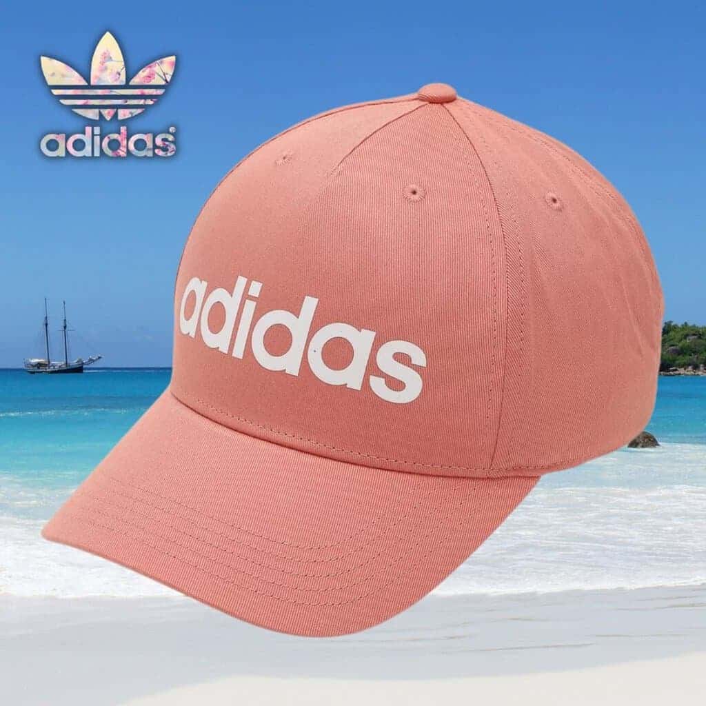Boné Aberto Adidas Performance Aba Curva Daily Coral - Promotop