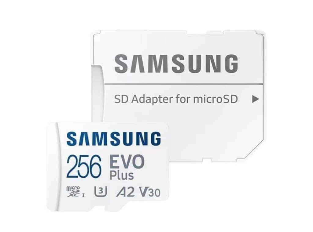 Cartão de Memória Samsung EVO Plus 256GB Branco - Promotop