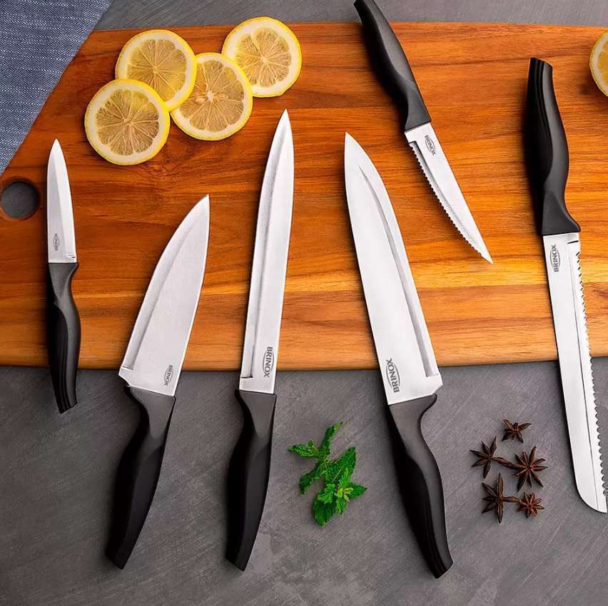 Jogo de Facas Brinox Inox Cross 5 Peças - Promotop