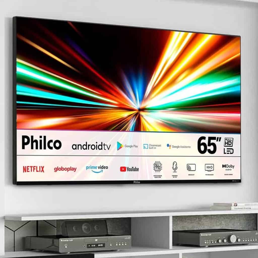 Smart TV QLED 65" 4K UHD Philco PTV65G3BGTSSBL Google TV, Google ...