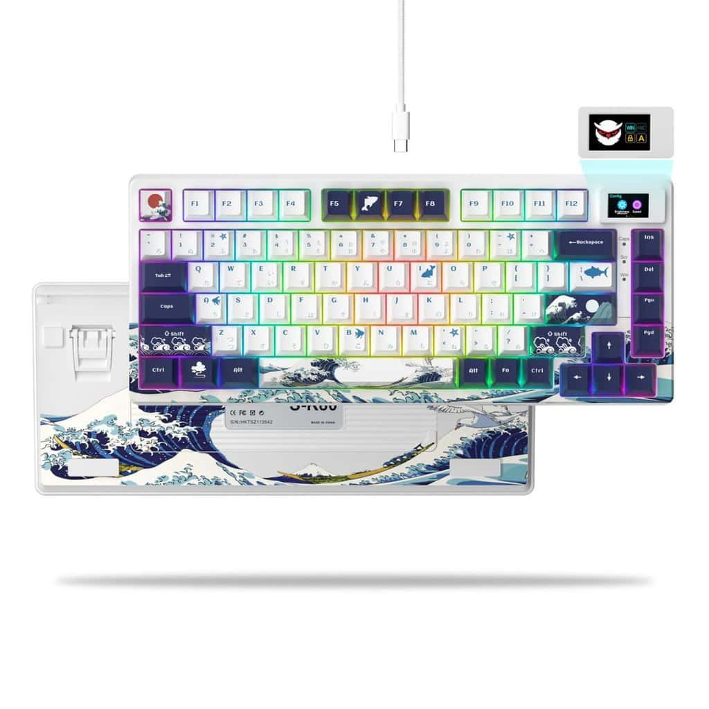 Teclado Mecânico Womier XVX S-K80 RGB - Promotop