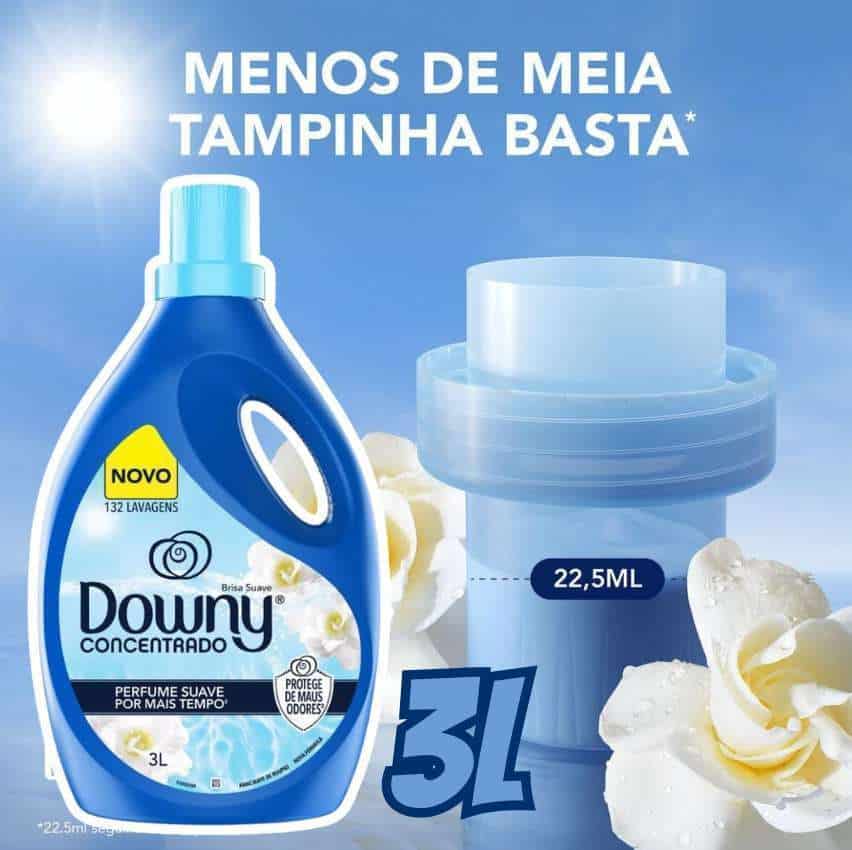 Downy Brisa Suave Amaciante Concentrado 3L - Promotop