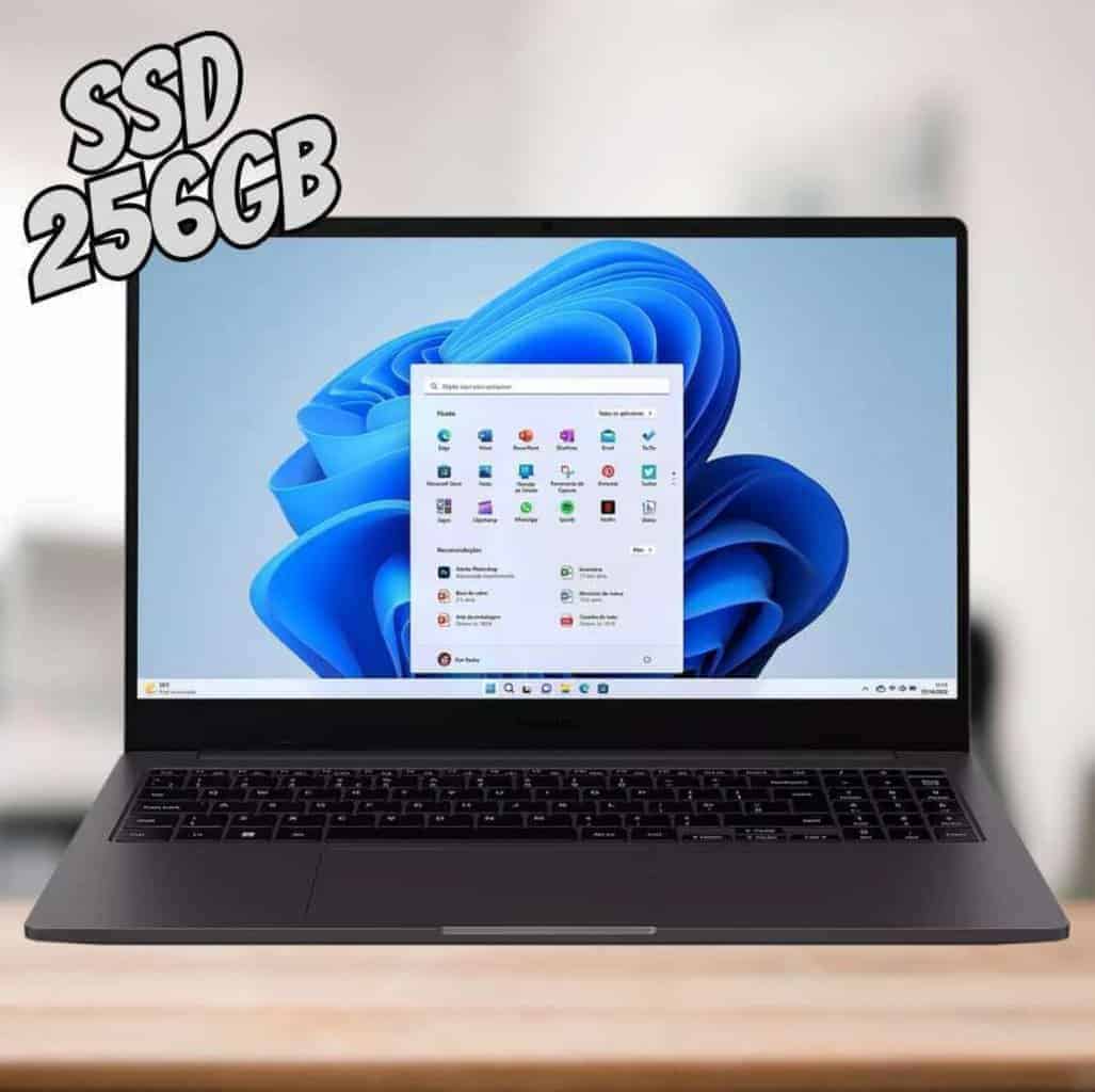 Notebook Samsung Galaxy Book2 Intel Core i3-1215U, Windows 11 Home, 4GB ...
