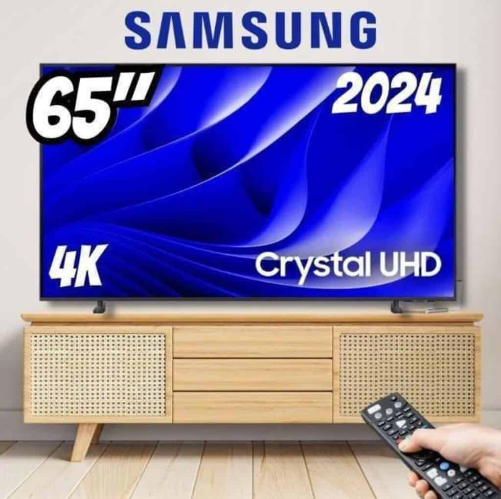 Samsung Smart TV 65" Crystal UHD 4K 65DU8000 - Painel Dynamic Crystal ...