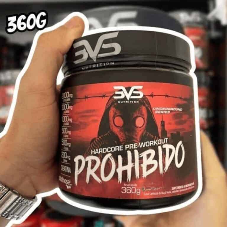 3VS Nutrition Pré Treino Prohibido 360g Sabor Strawberry Margarita ...