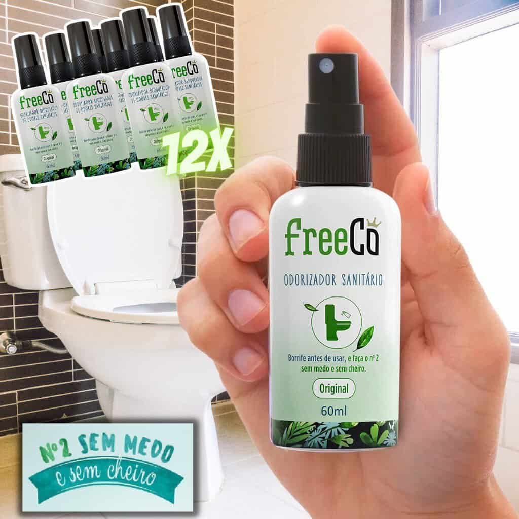 Freeco Kit 12X60Ml Freecô Bloqueador De Odores Sanitários - Promotop
