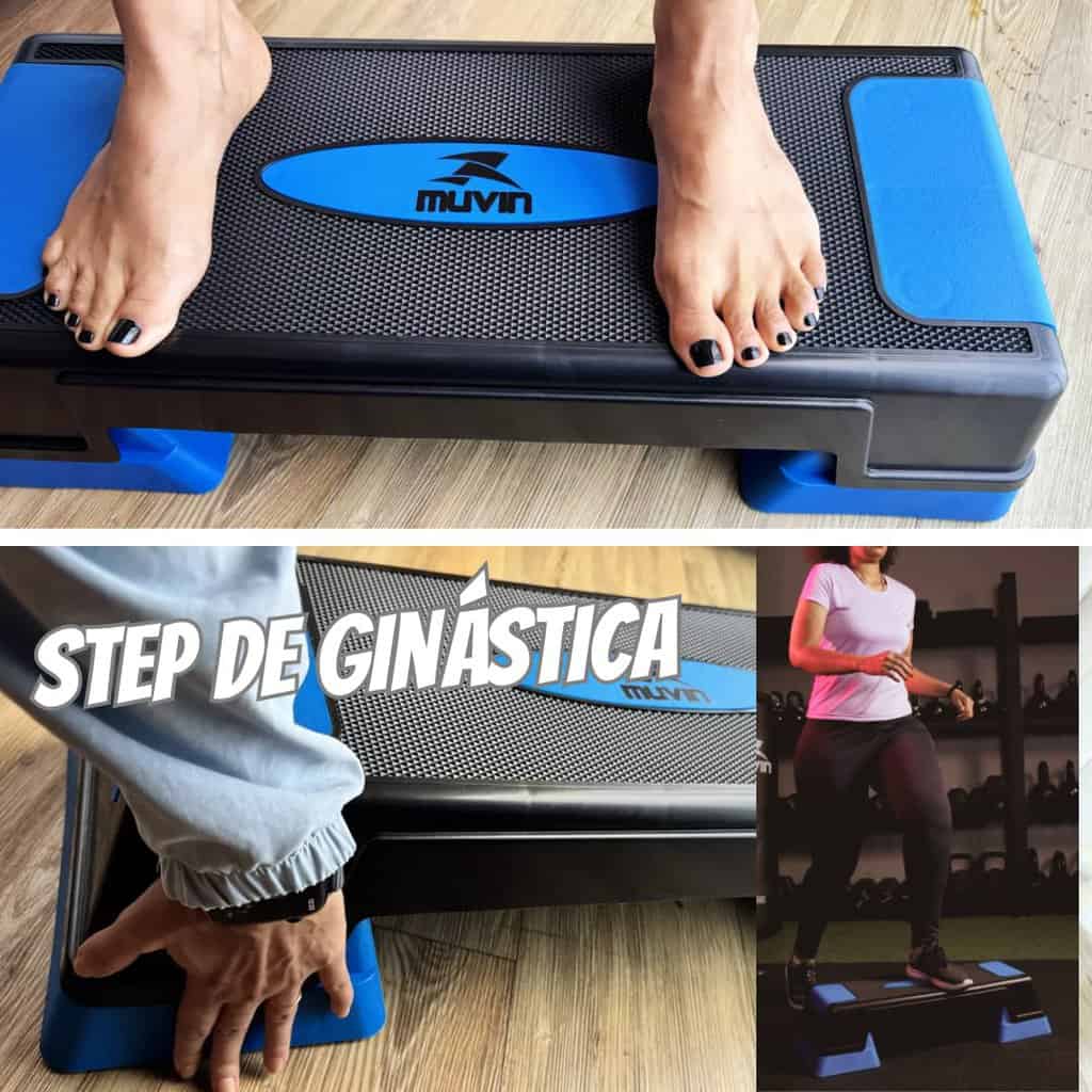 Step de Ginástica Muvin – Academia – Tamanho da Base 70,5cm x 28,5cm ...