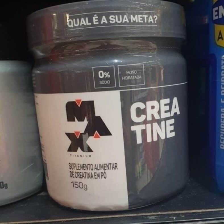 Suplemento Academia Creatina Max Titanium Em Pó Pote 150g Creatina Sem ...