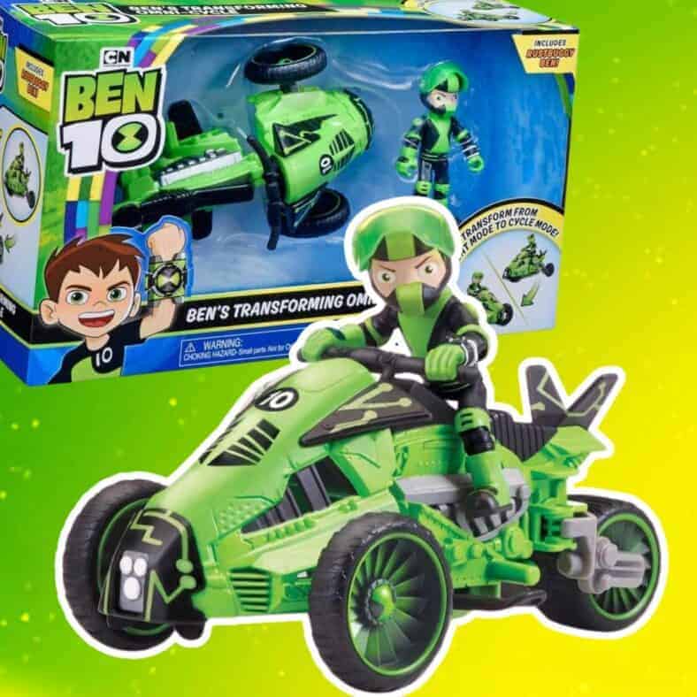 Veiculo e Figura Ben 10 Omni-cycle Transforming Sunny 1798 - Promotop