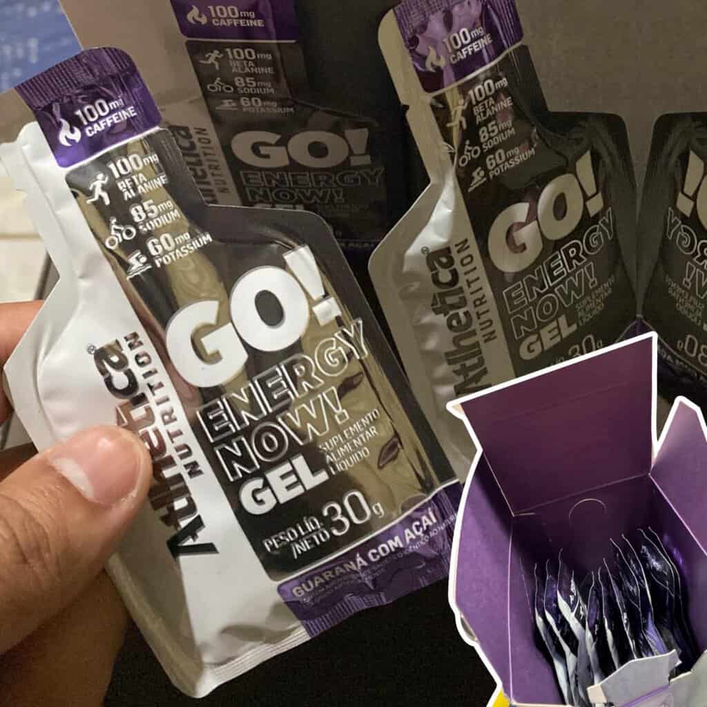 Atlhetica Nutrition GO! ENERGY NOW GEL (10 sachês de 30g) Guaraná com ...