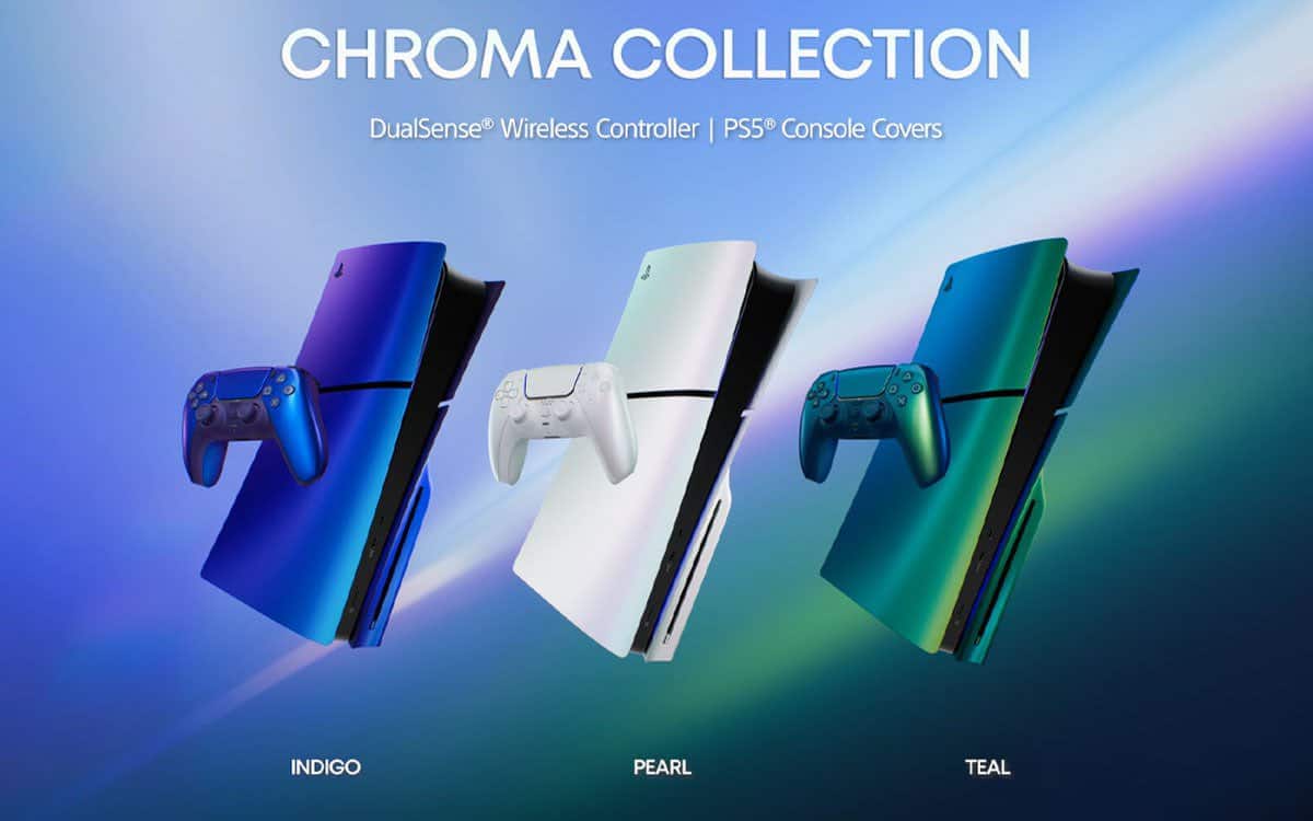 Tampas do console PlayStation®5 (grupo de modelo - slim) Chroma Indigo ...
