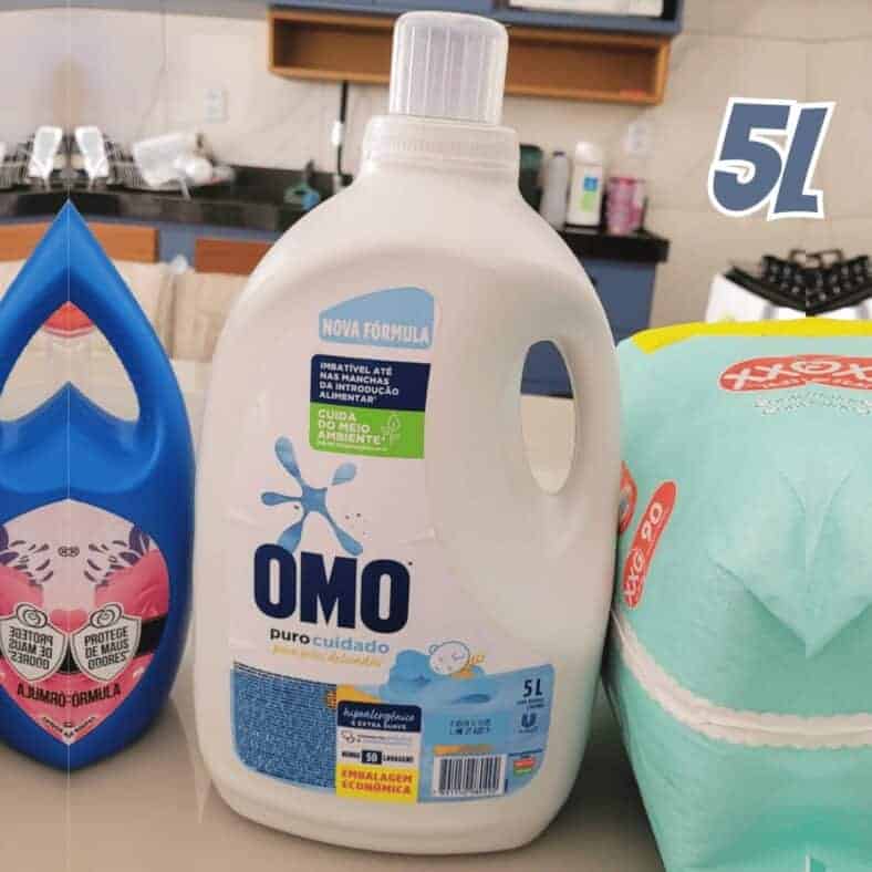 OMO Sabão Líquido Omo Puro Cuidado 5L - Promotop