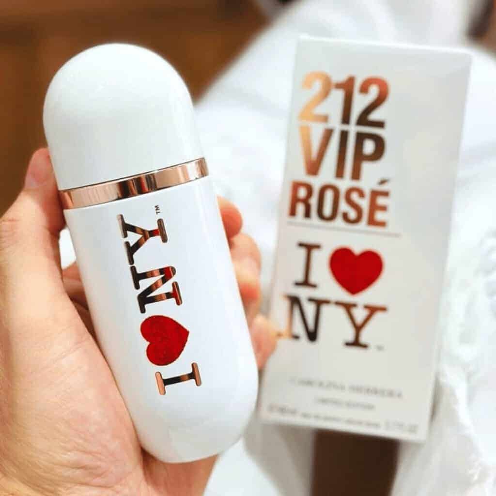 Perfume Carolina Herrera 212 Vip Rose Eu Amo Ny Edp X 80 ml - Promotop