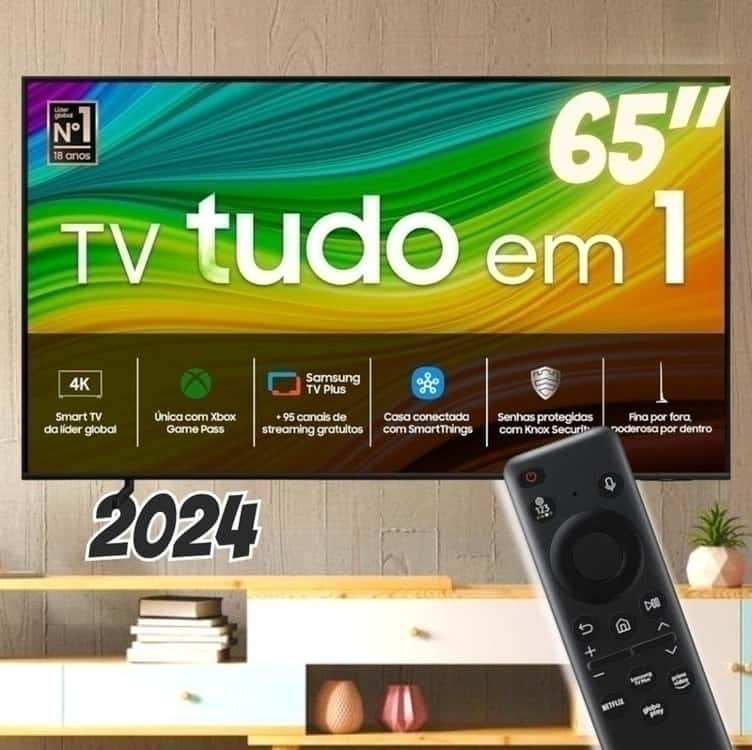 Samsung Smart TV 65" QLED 4K 65Q60D 2024 - Promotop