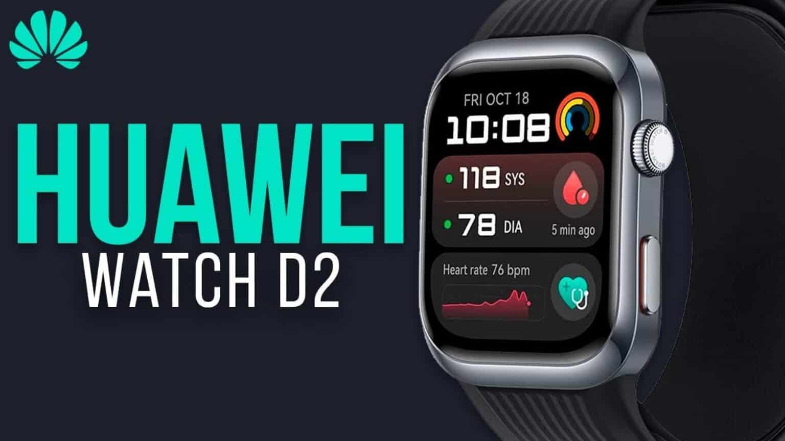 Huawei Watch D2: ECG, Pressão Arterial e Monitoramento Completo – Vale ...