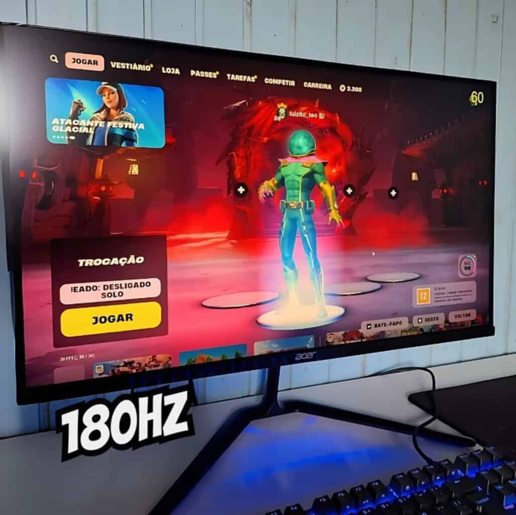 Monitor Gamer Acer Nitro KG270 M5BIIP Painel LED IPS de 27 Resolução ...