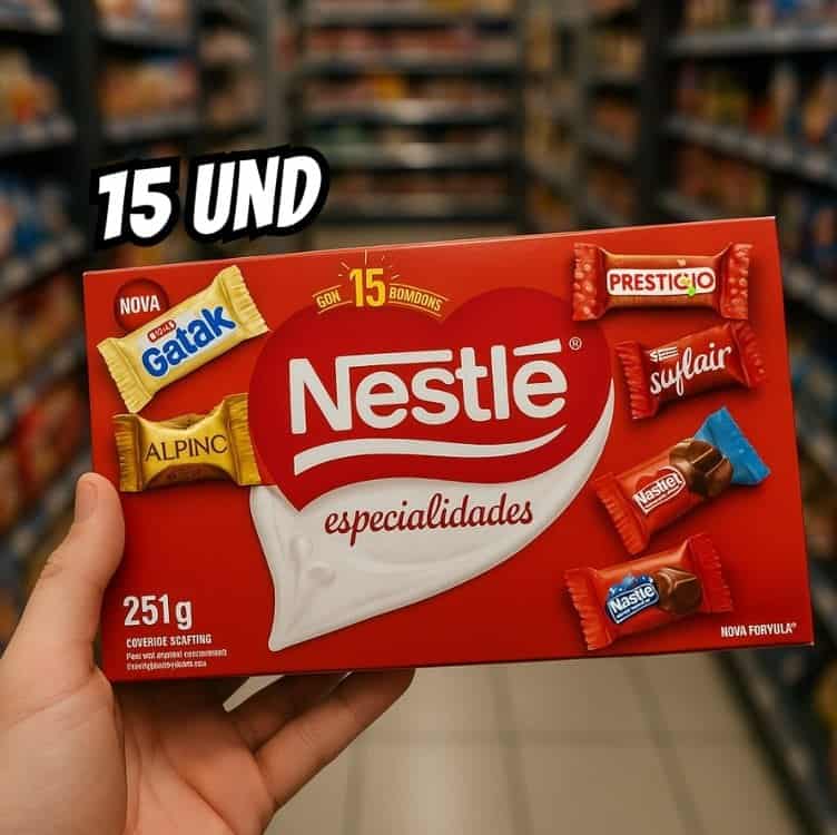 Caixa Bombom Especialidades 251g Nestlé - Promotop