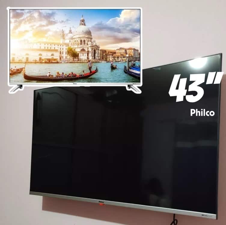 Smart Tv 43 Philco Led Roku Tv Dolby Audio Ptv43va4regb - Promotop