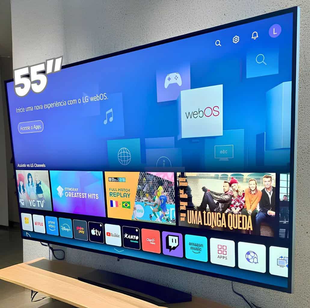 TV LG 55" Smart OLED 4K UHD OLED55C4PSA - Promotop