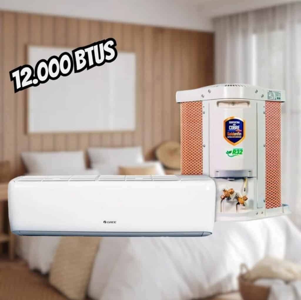 Ar Condicionado Split Hi Wall Inverter Gree G-Top Auto 12000 BTU/h Frio ...