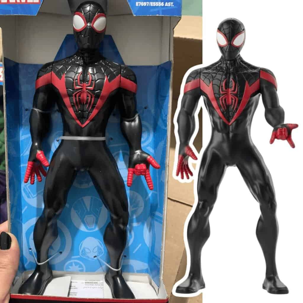Marvel, Boneco Miles Morales Olympus, Preto e vermelho - Promotop