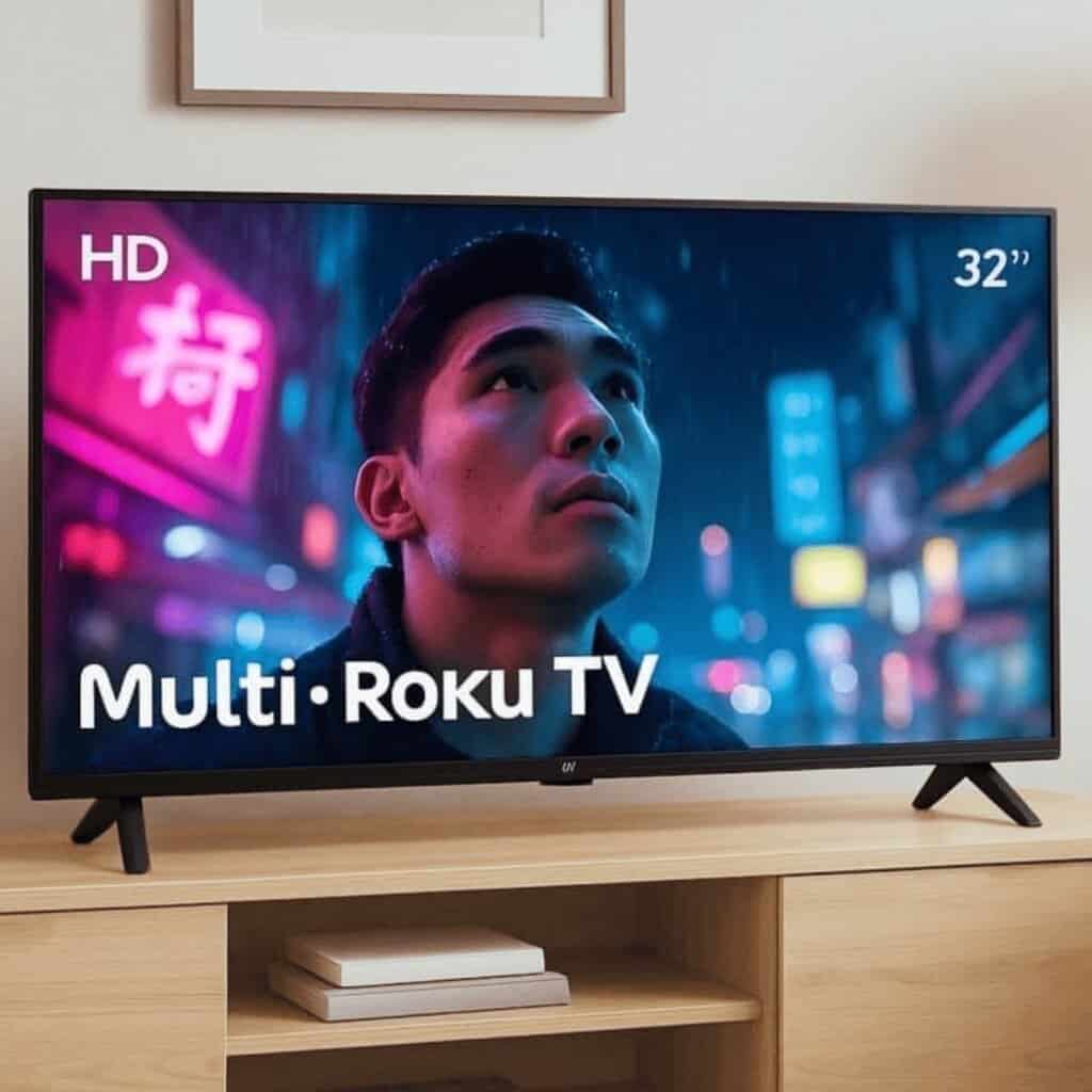 Smart Tv Dled 32 Hd Multi Essencial Roku Wi-fi - Promotop