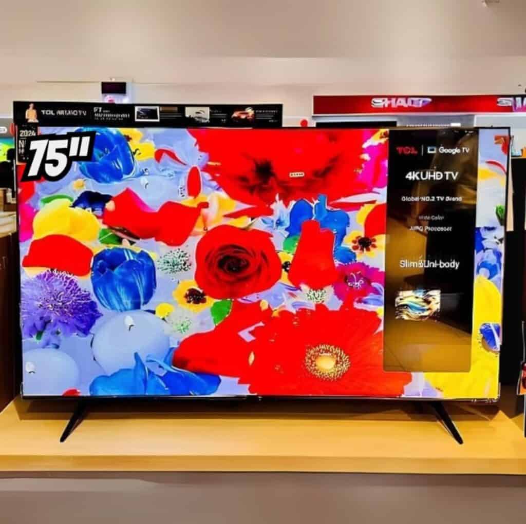 TCL LED SMART TV 75” P755 4K UHD GOOGLE TV - Promotop
