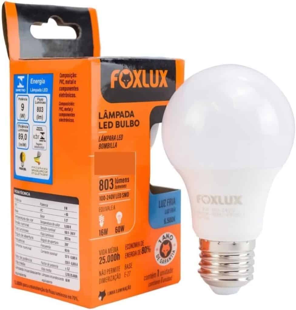 Foxlux Lâmpada LED Bulbo 15W 6500K Bivolt - Promotop