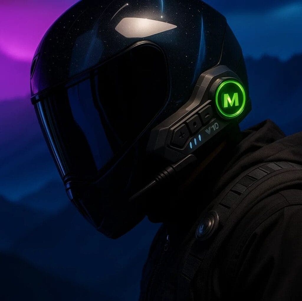 Fone de Ouvido Comunicador Sem Fio para Capacete de Motocicleta com ...