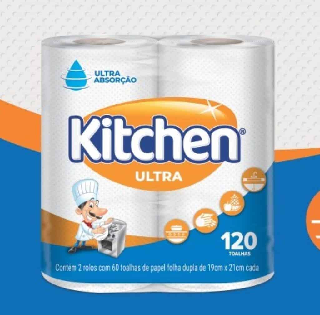Papel Toalha Kitchen Ultra 120 Folhas - Promotop