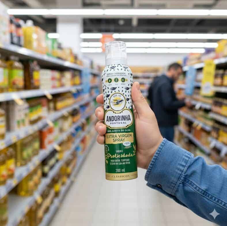 Azeite Andorinha Spray Extra Virgem 200ml - Promotop