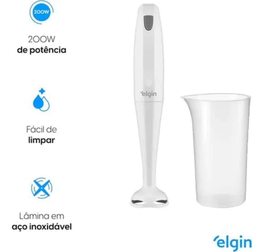 Mixer De Mão 200w Compacto Leve E Ergonômico MIX1001 Elgin - Promotop