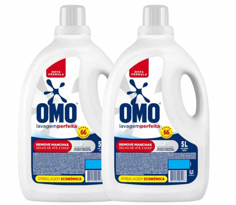Omo Sabão Líquido 2 Unidades Lavagem Perfeita 5L - Promotop