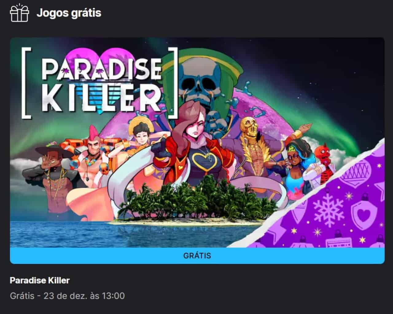 Paradise Killer - Promotop
