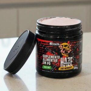 Pré-treino Haze Hardcore 300g Growth Supplements - Limão - Promotop