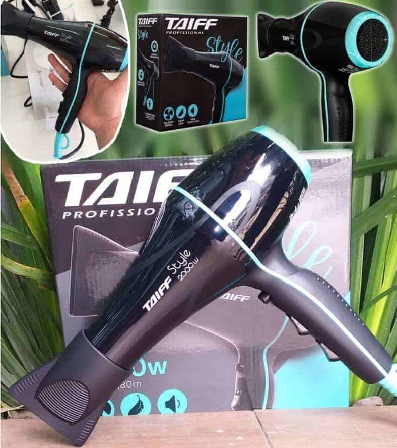 Secador Taiff Style 2000w Motor Ac Preto 127 v - Promotop