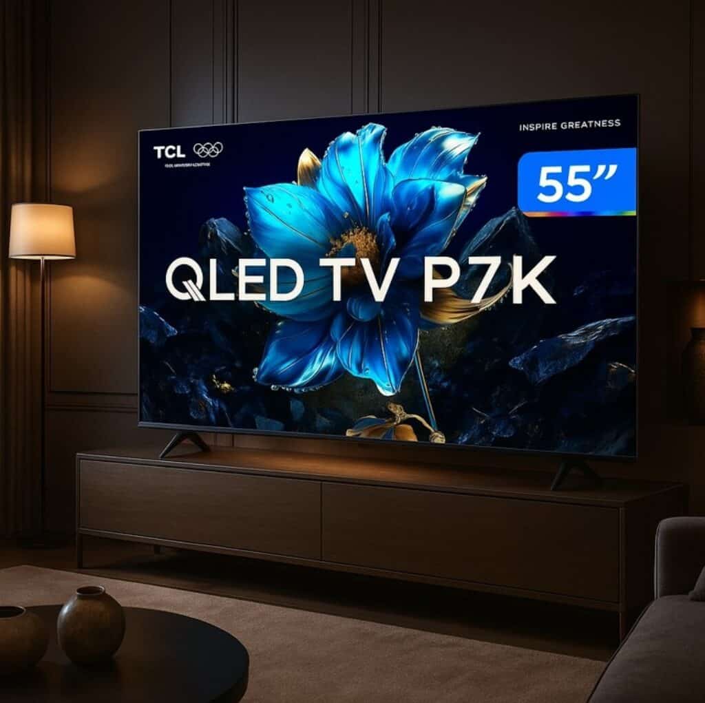 Smart Tv 55 55p7k 4k Qled 60hz Hdr10 Dolby Tcl - Promotop