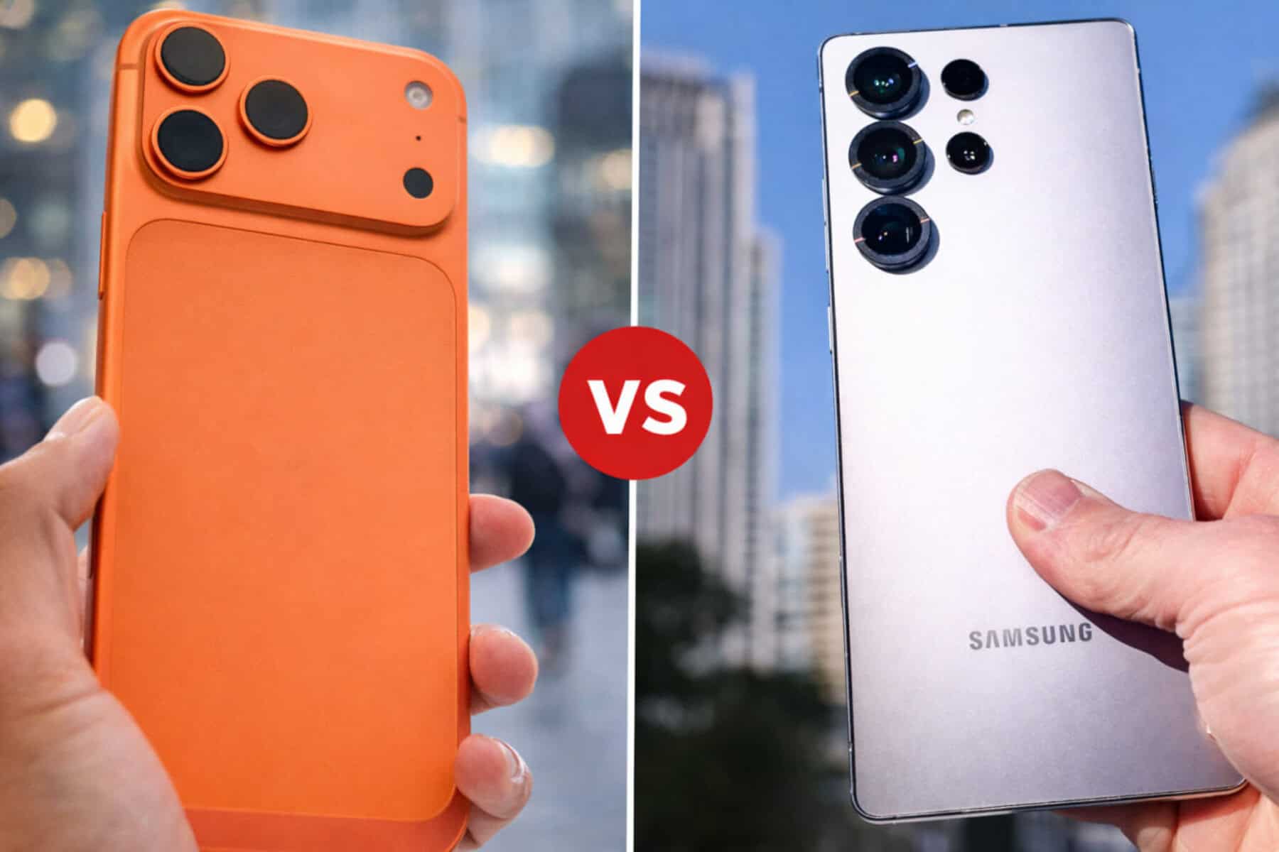 Galaxy S25 Ultra vs iPhone 17 Pro Max: qual realmente entrega mais em 2026?