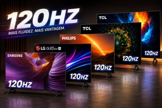 Melhores TVs Gamer 120 Hz para PS5, Xbox Series e PC em 2026